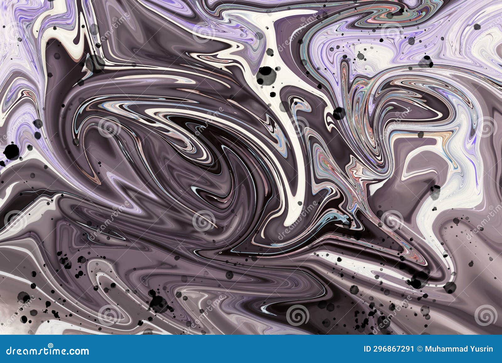 Liquid Abstract Background with Liquified Style Stock Illustration ...