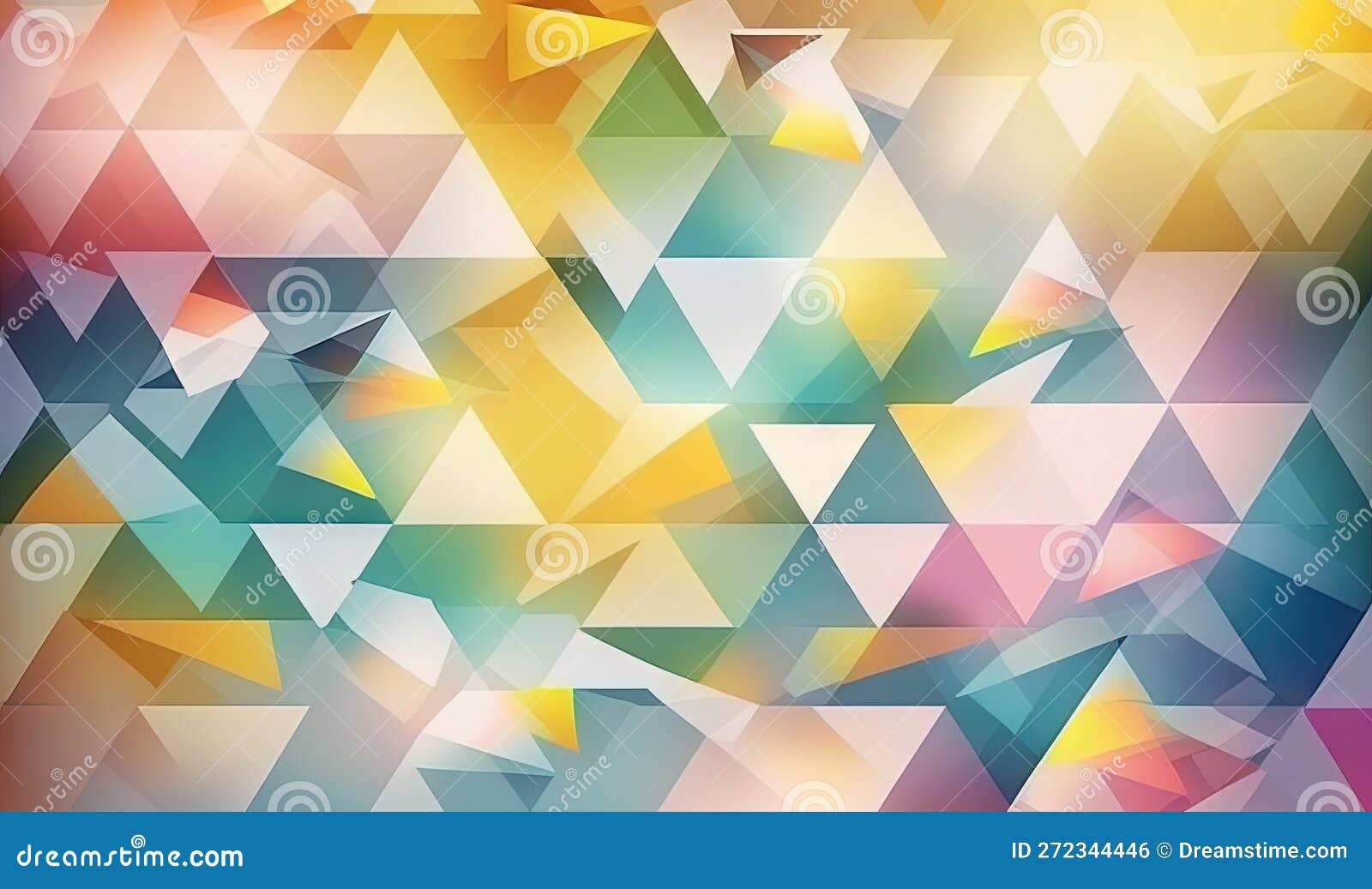 A Colorful Abstract Background with a Lot of Small Triangles on it ...