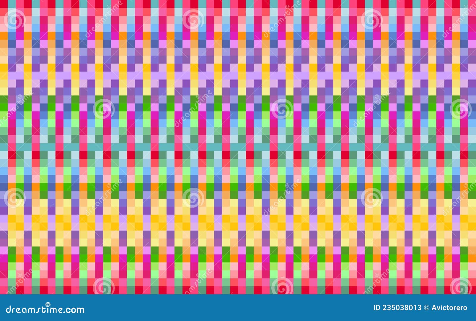 Colorful Abstract Background Made of Multicolored Squares Stock Vector ...