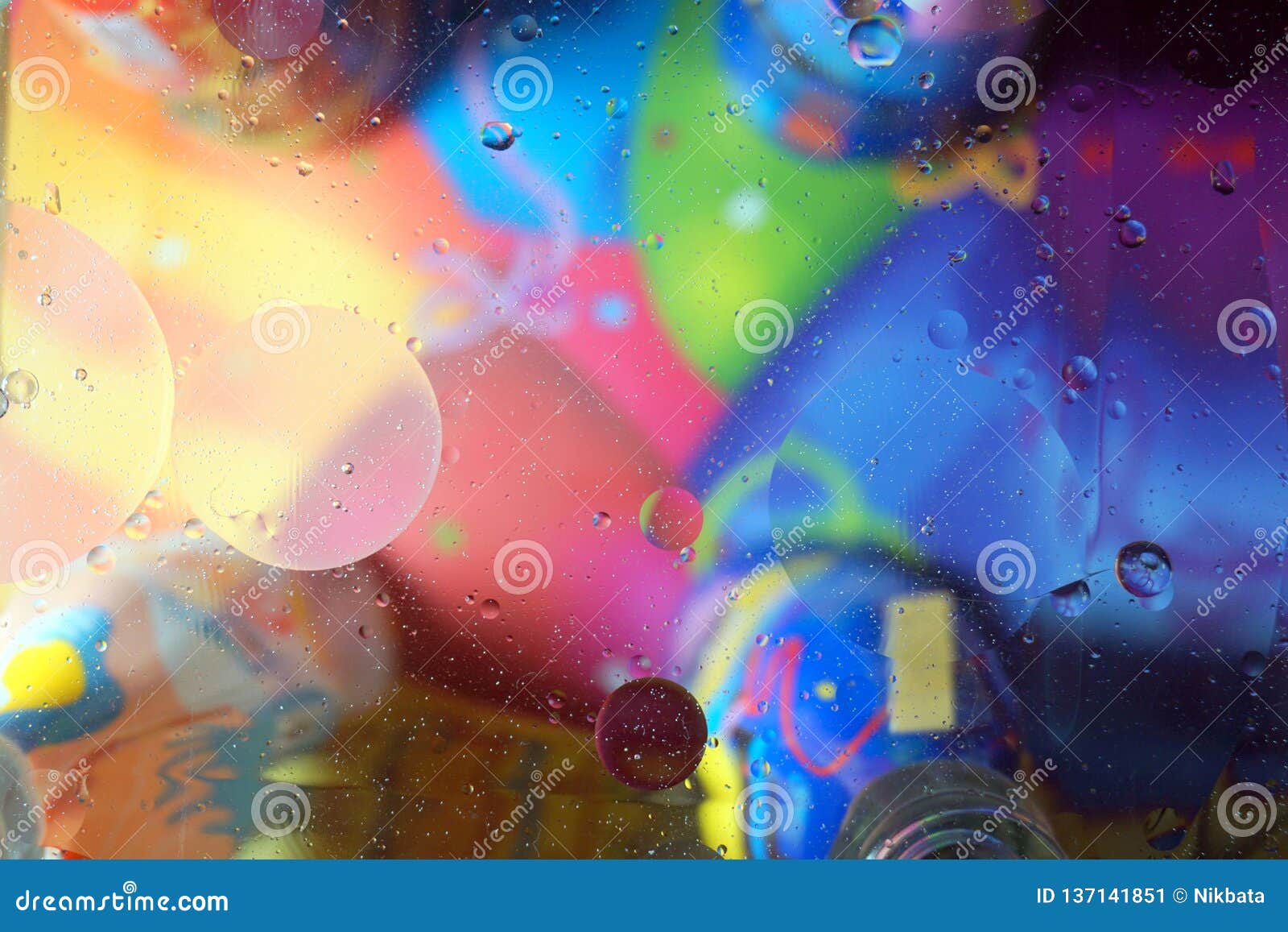 Colorful Abstract Background from Many Bubbles Stock Image - Image of ...