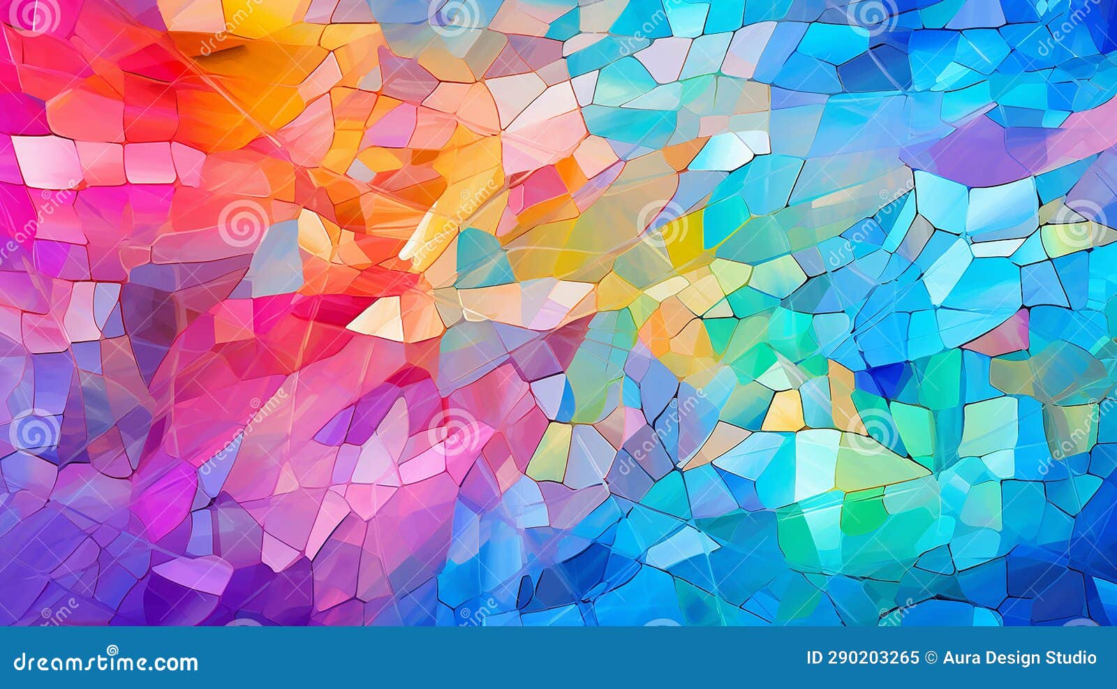 Colorful Abstract Background with Mosaic Mixture Color. Stock ...