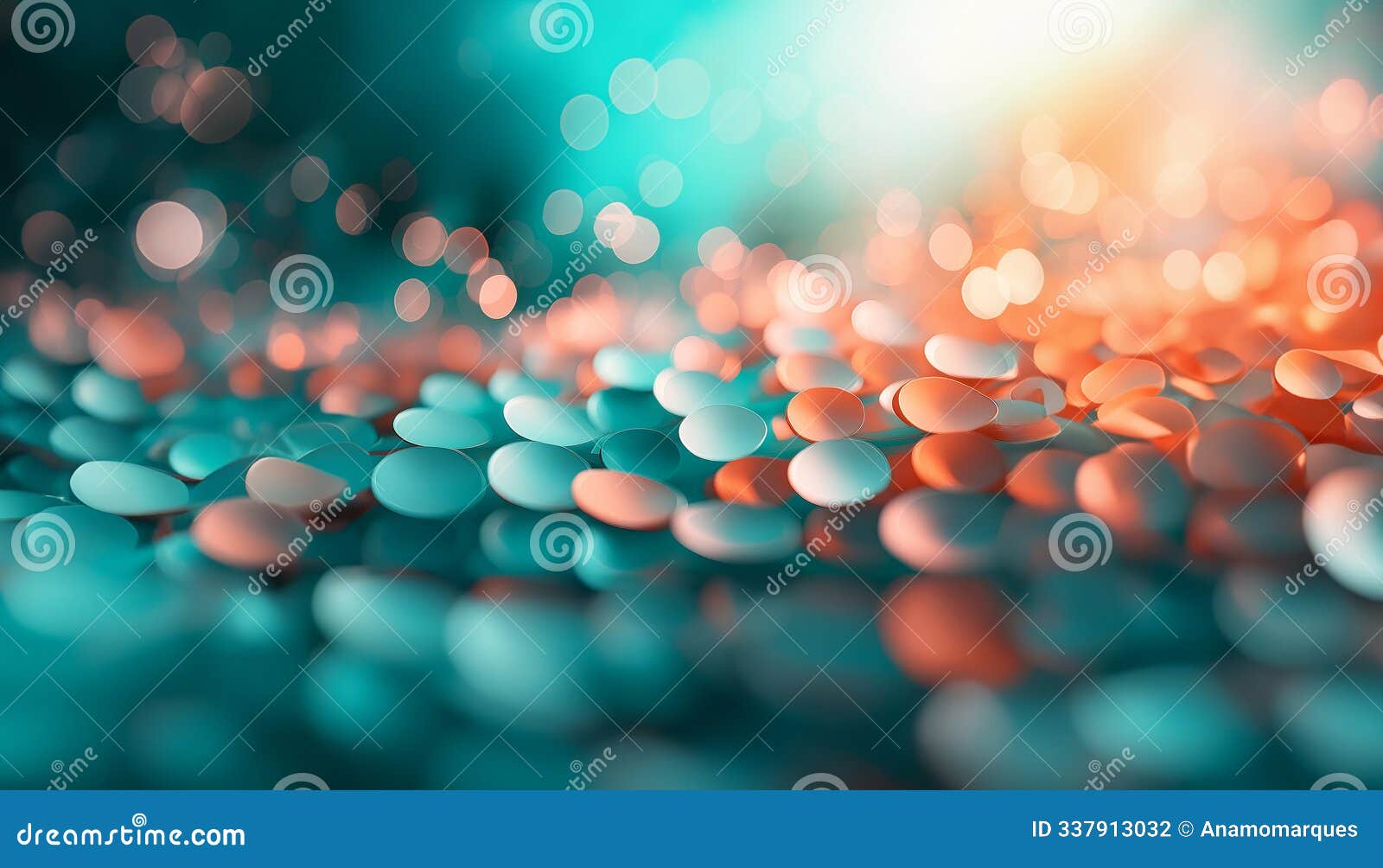 A Colorful Abstract Background with Overlapping Circles. Generative AI ...