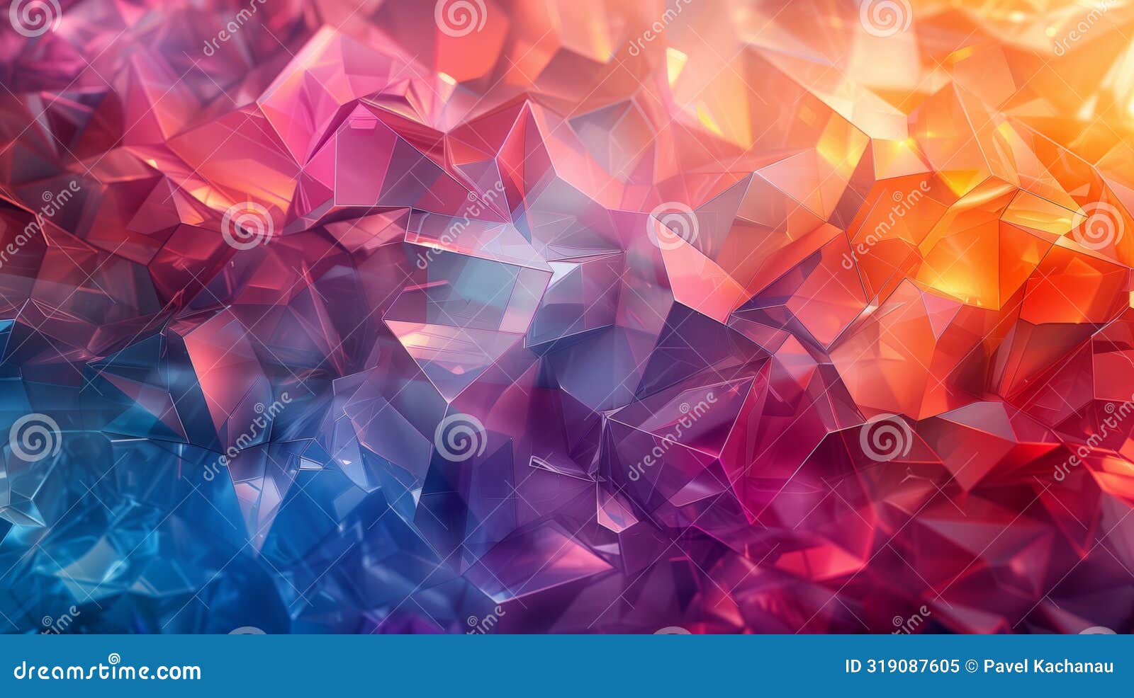 Colorful Abstract Background with Overlapping Layers of Bright and Bold ...
