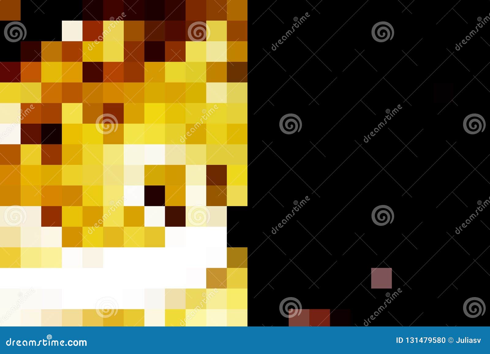 Colorful Abstract Background with Pattern of Squares As Large Pixels ...