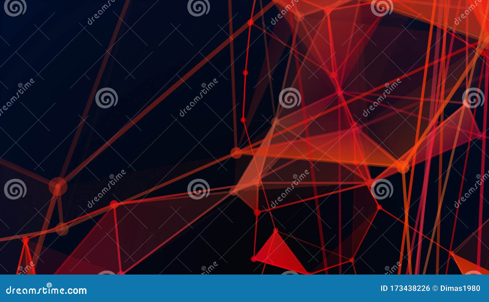 Colorful Abstract Background with Plexus Elements Stock Photo - Image ...