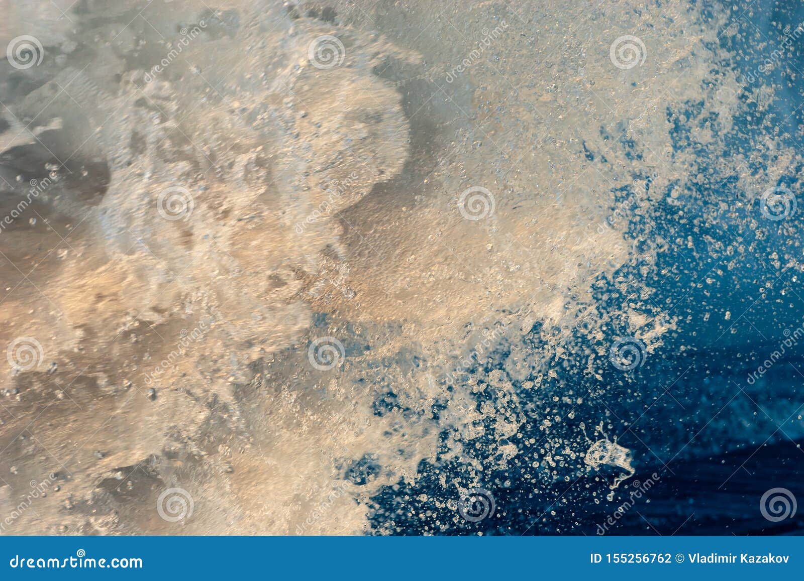 Colorful Abstract Background of a Powerful Stream of Water Stock Photo ...