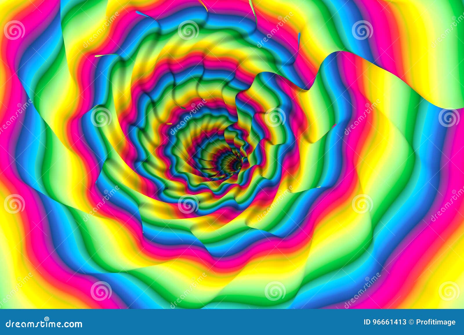 Colorful Abstract Background Psychedelia Stock Illustration ...