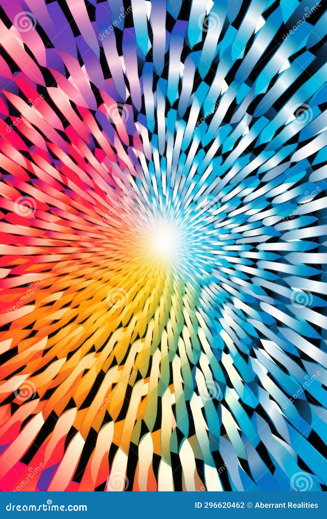 A Colorful Abstract Background with a Ray of Light Coming Out of it ...