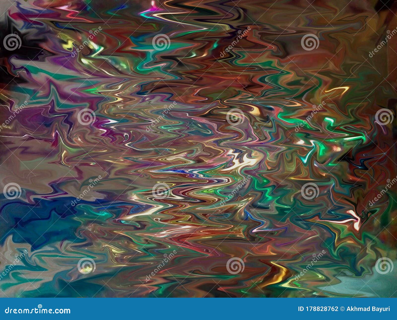 Colorful Abstract Background with Ripples Stock Illustration ...