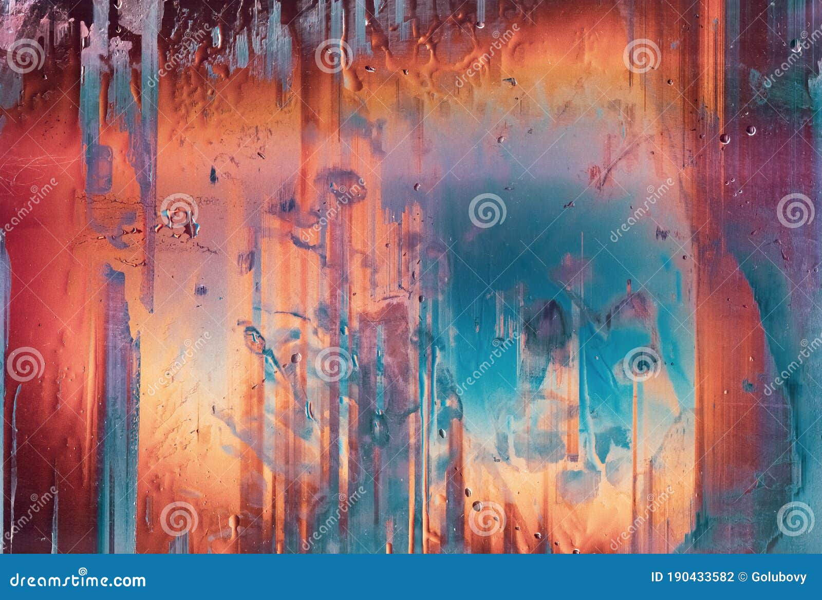 Colorful Abstract Background Rusty Orange Blue Stock Photo - Image of ...