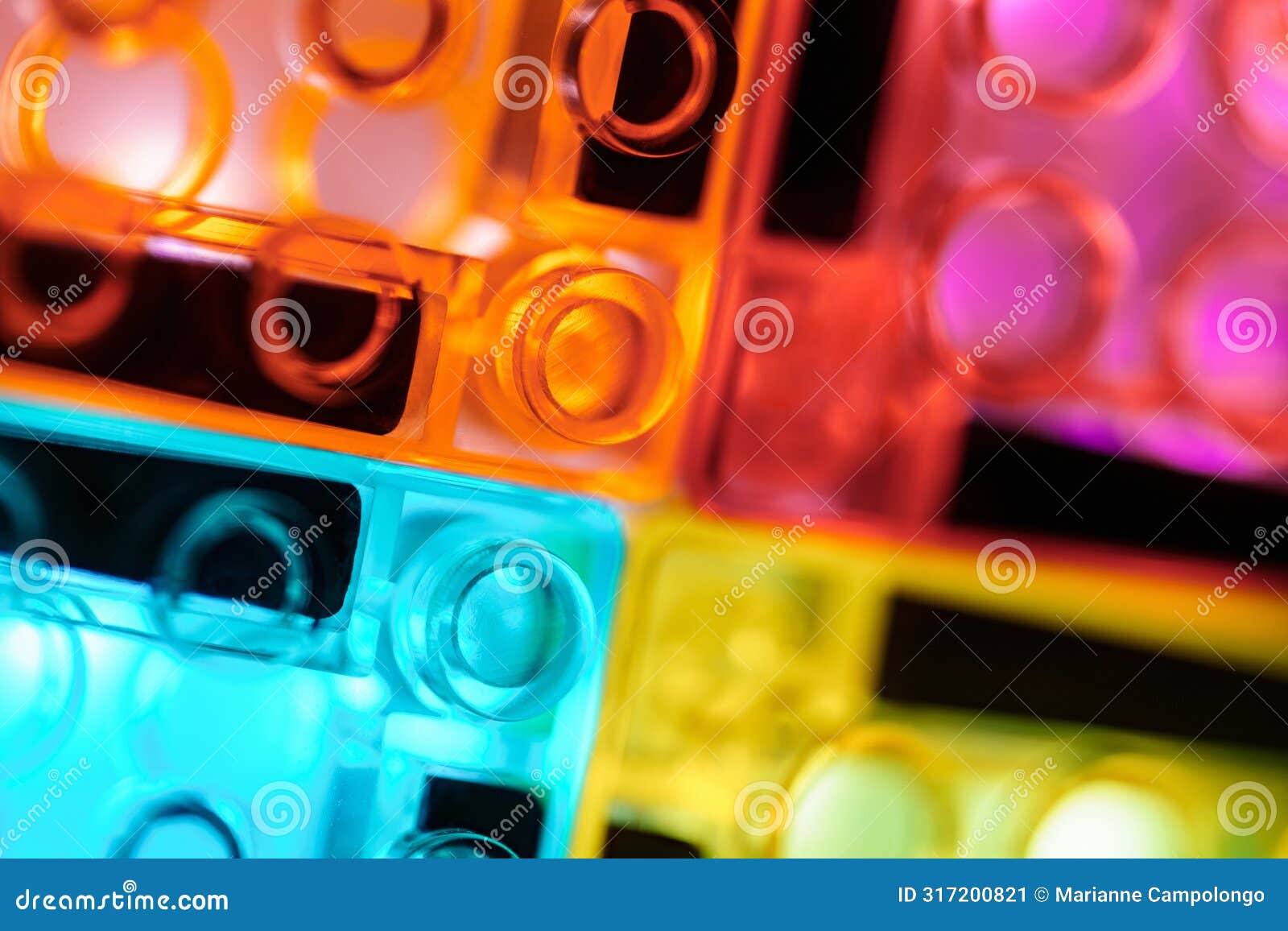Colorful Abstract Background Shiny Translucent Circles and Geometric ...