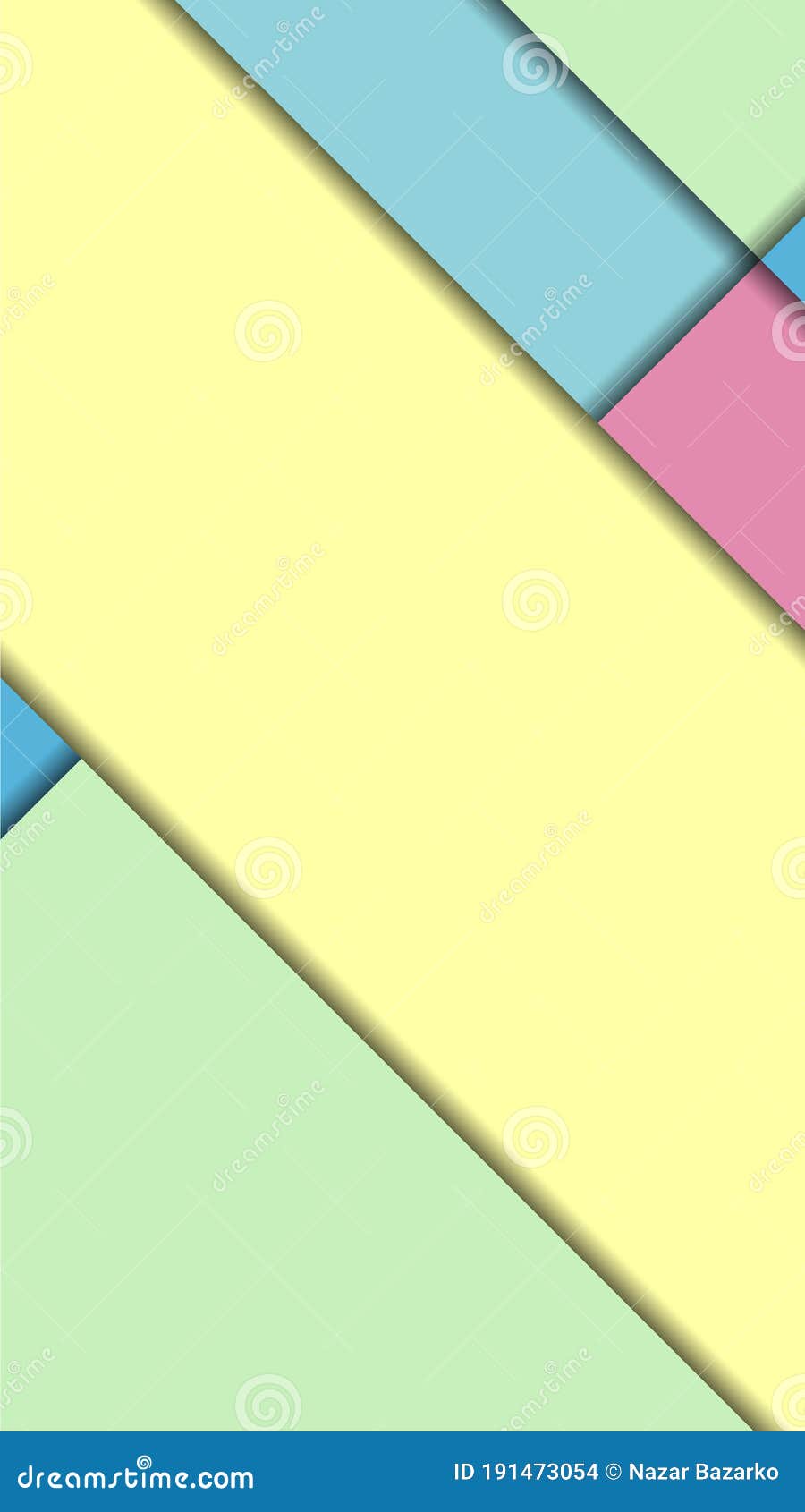 Colorful Abstract Background. Simple Material Design. Template for ...