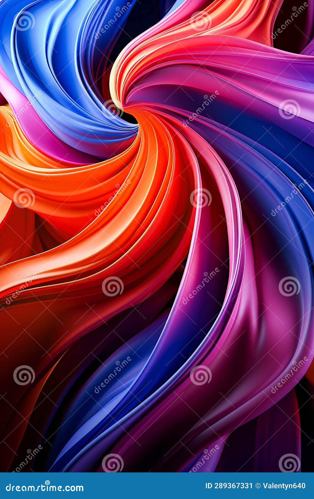 Colorful Abstract Background with Spiral Design in Red, Blue, and ...
