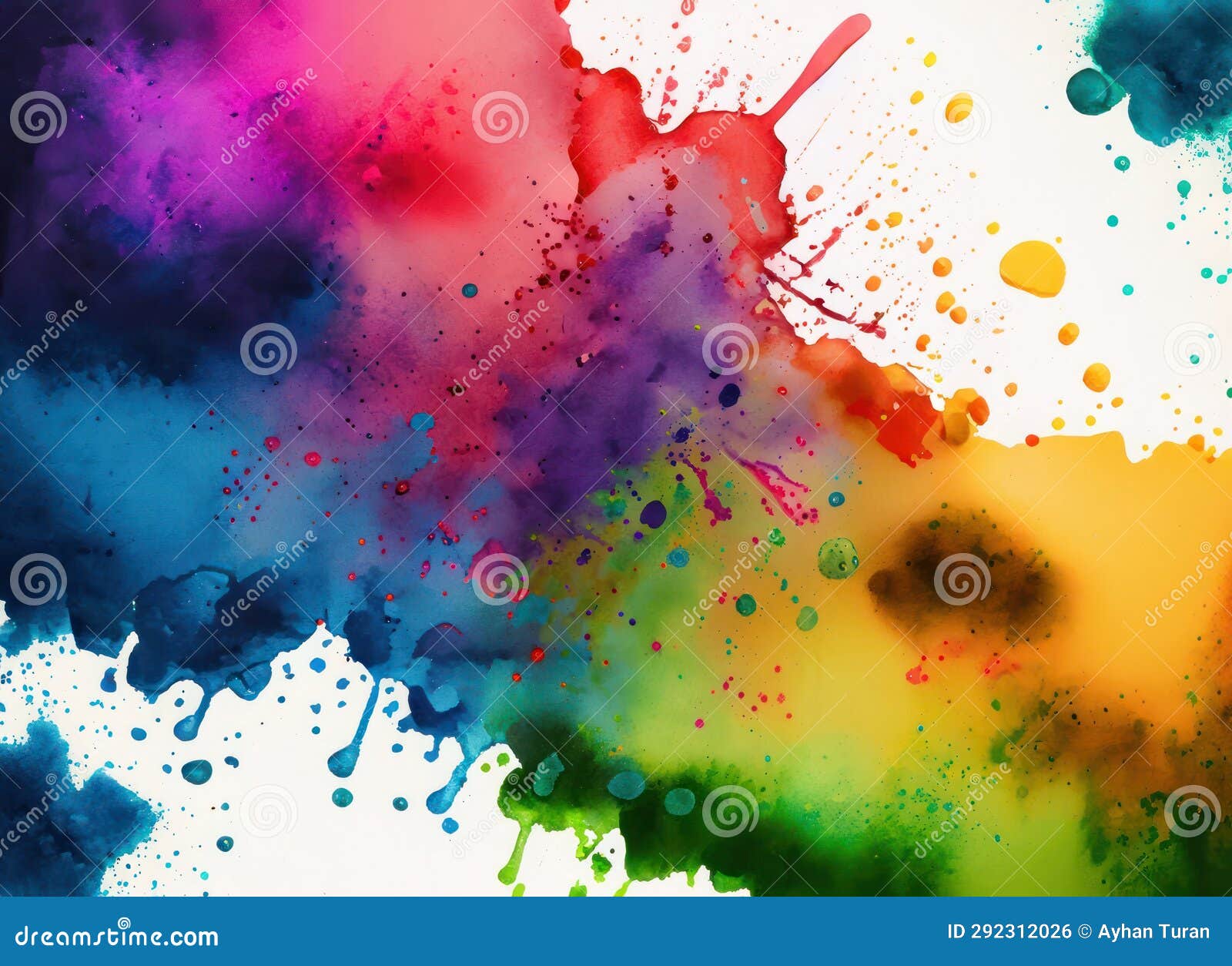 Colorful Abstract Background , Splash Drop Background. Stock ...