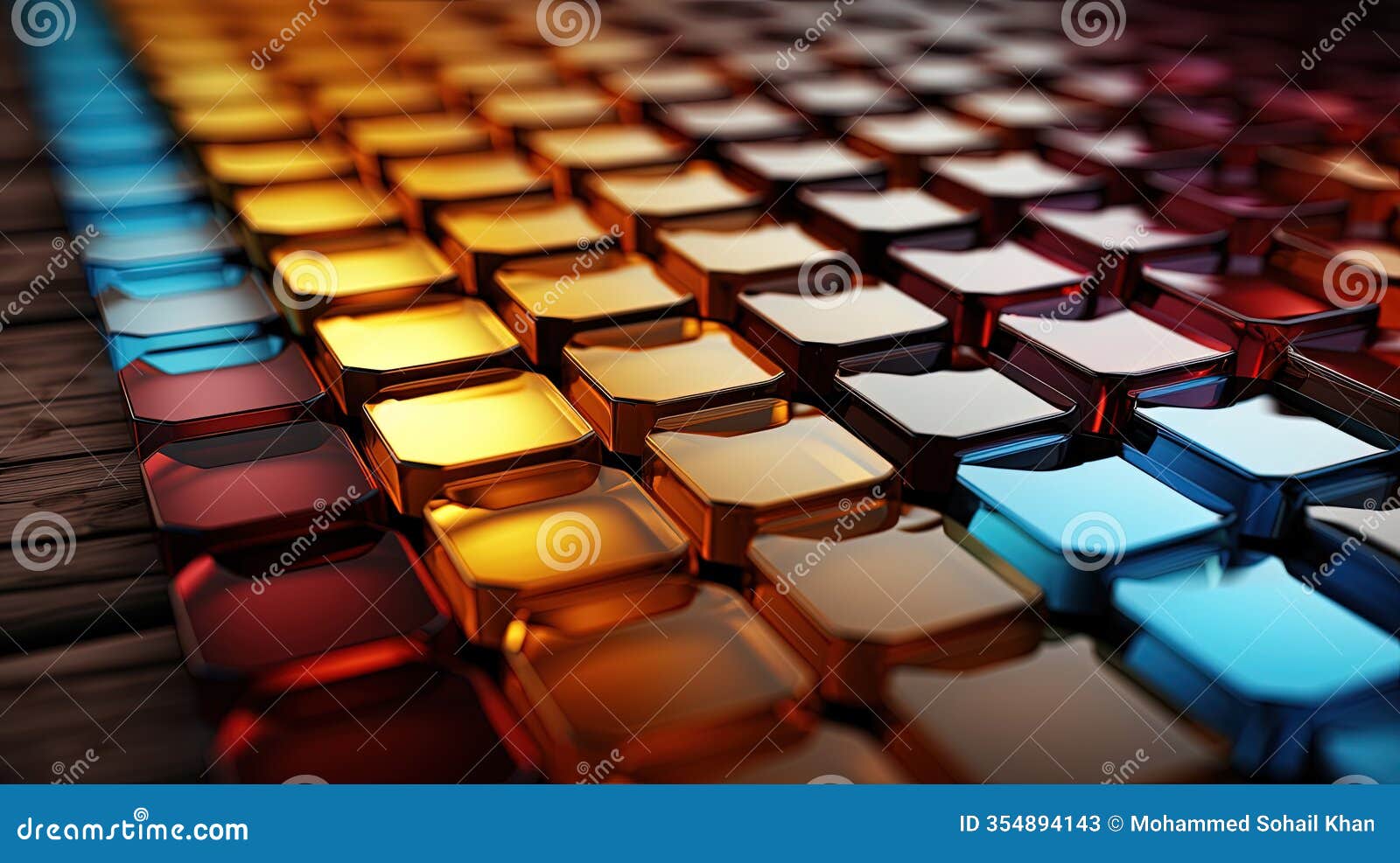 Colorful Abstract Background with Squares and Angled Lines Stock ...