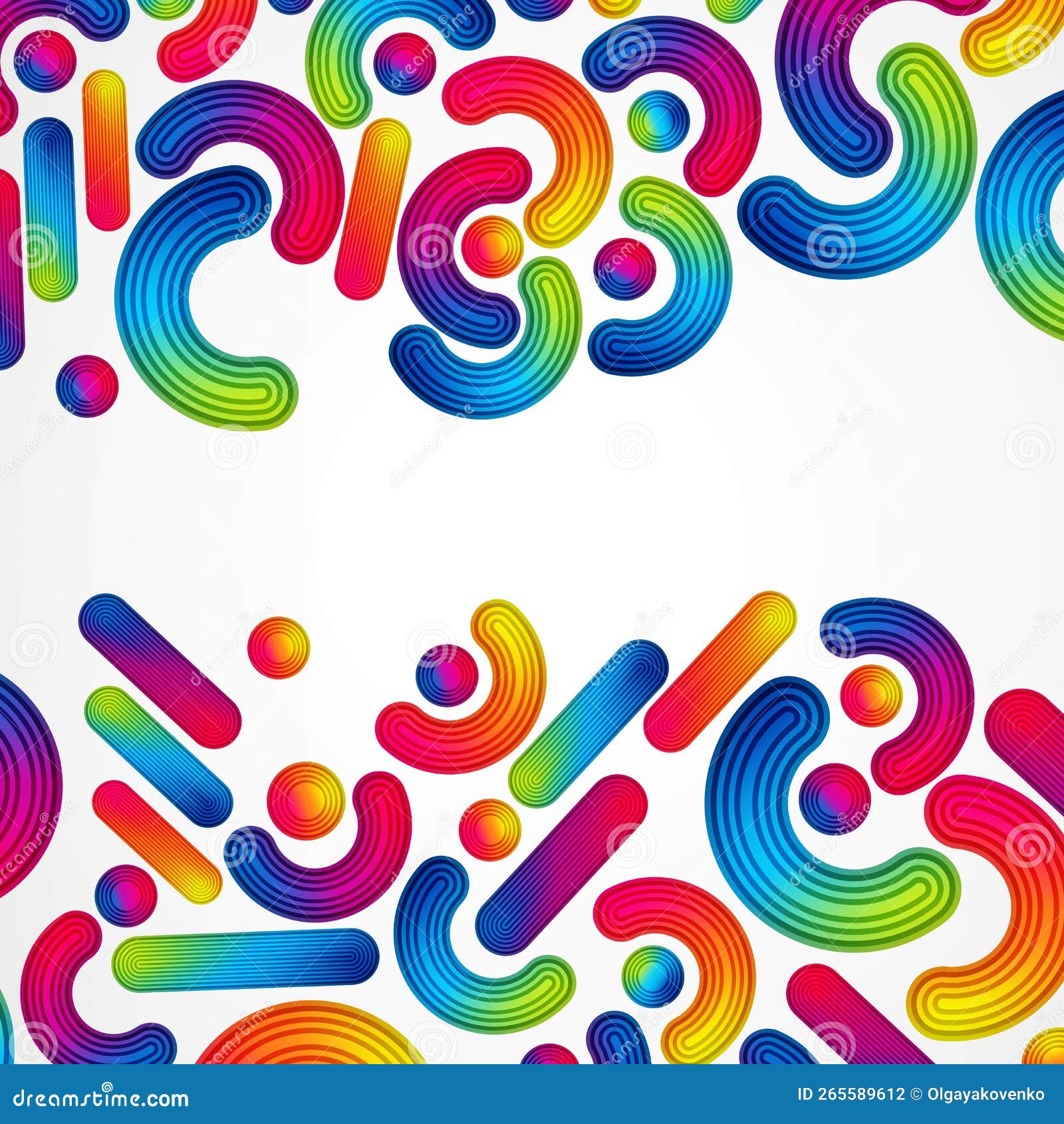 Colorful Abstract Background with Striped Design Elements Splash ...