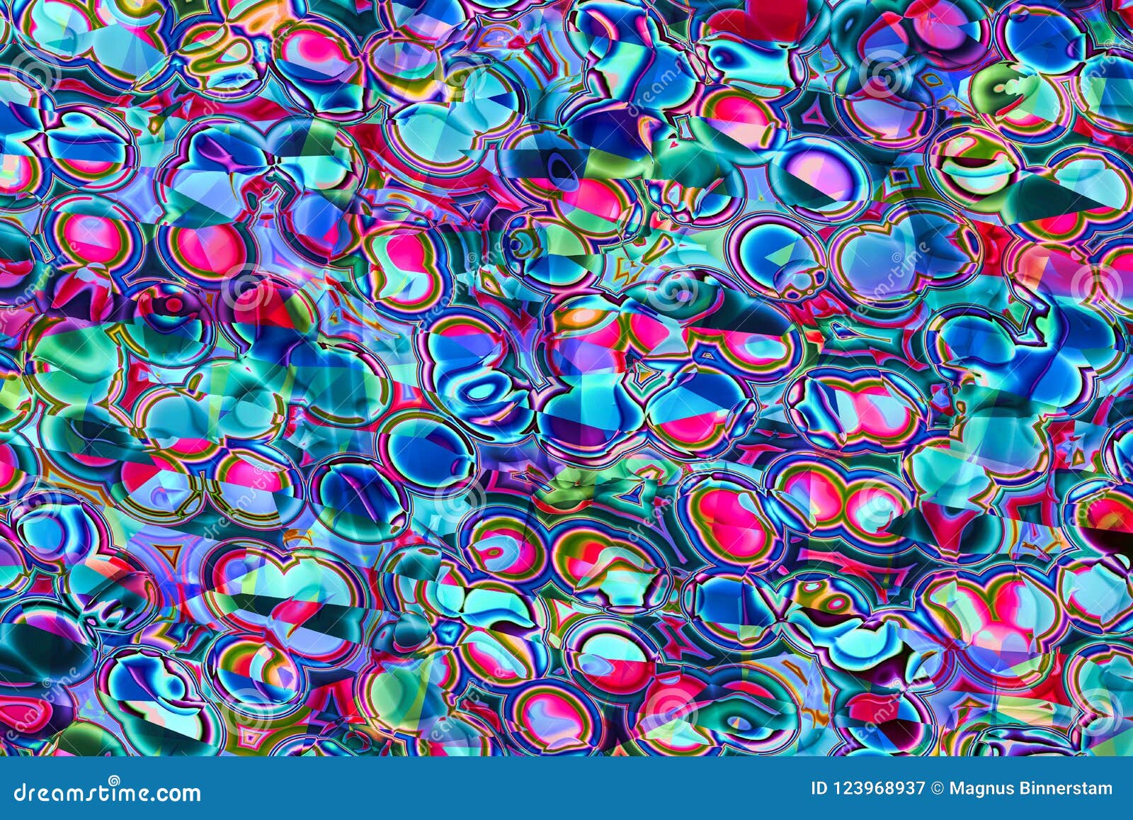 Colorful Abstract Background Texture with Blobs and Circles Stock Image ...