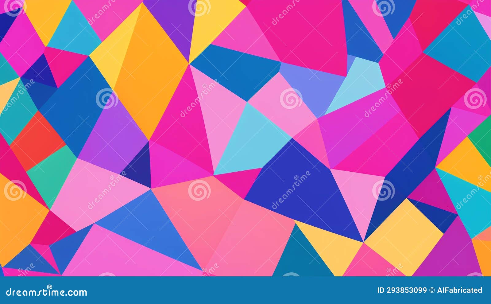 Colorful Abstract Background with Triangles Stock Illustration ...