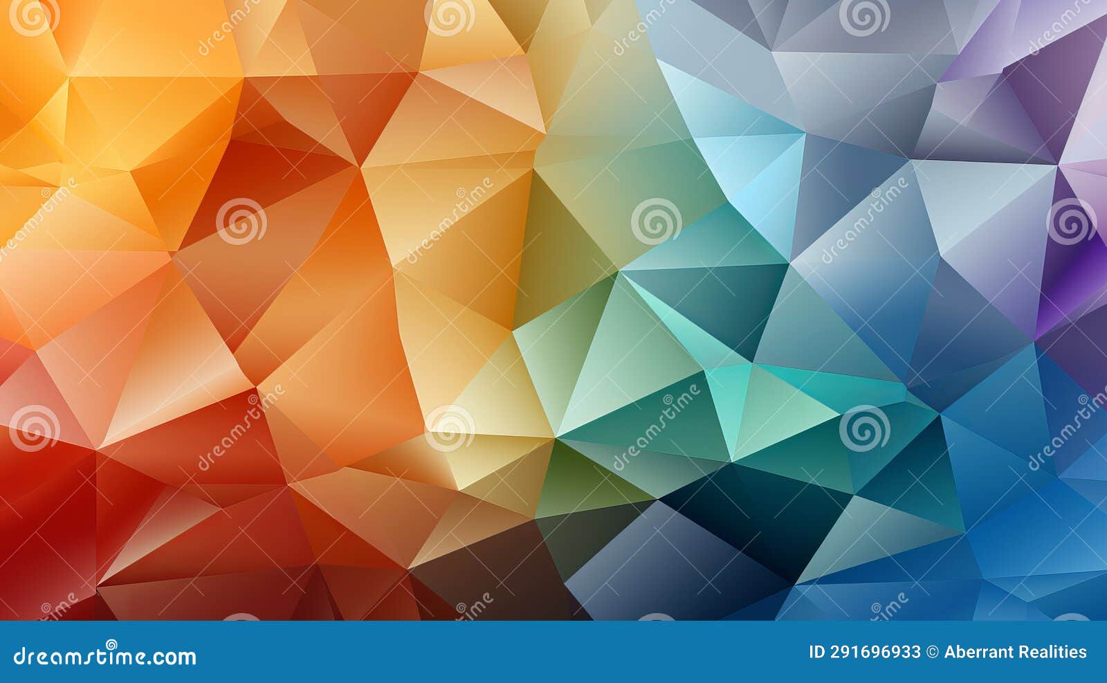 Colorful Abstract Background with Triangles Stock Illustration ...