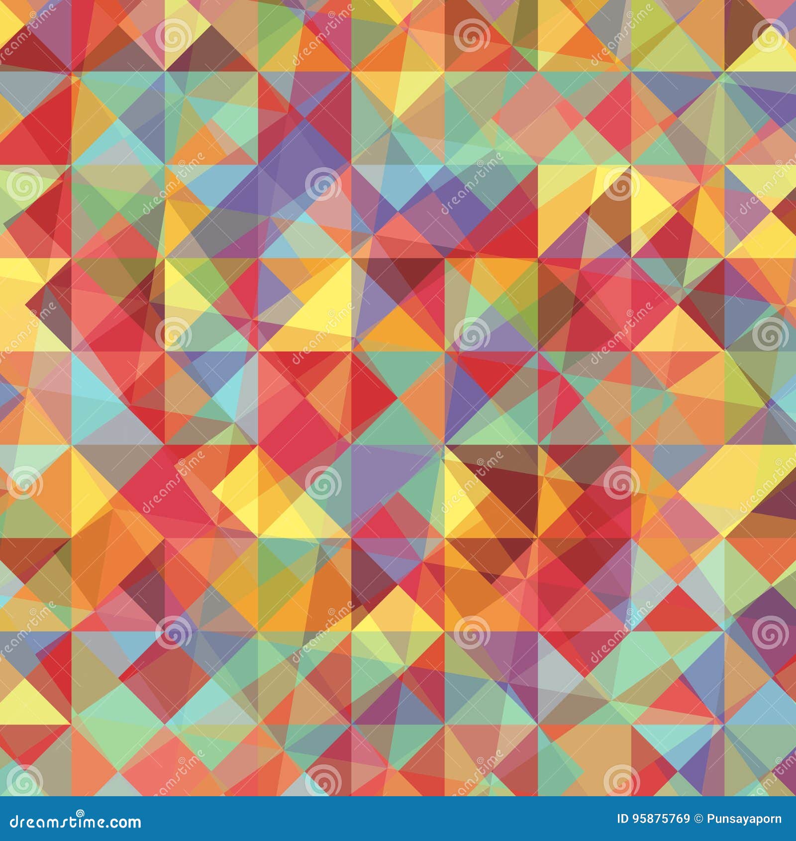 Colorful Abstract Background with Triangles Stock Vector - Illustration ...