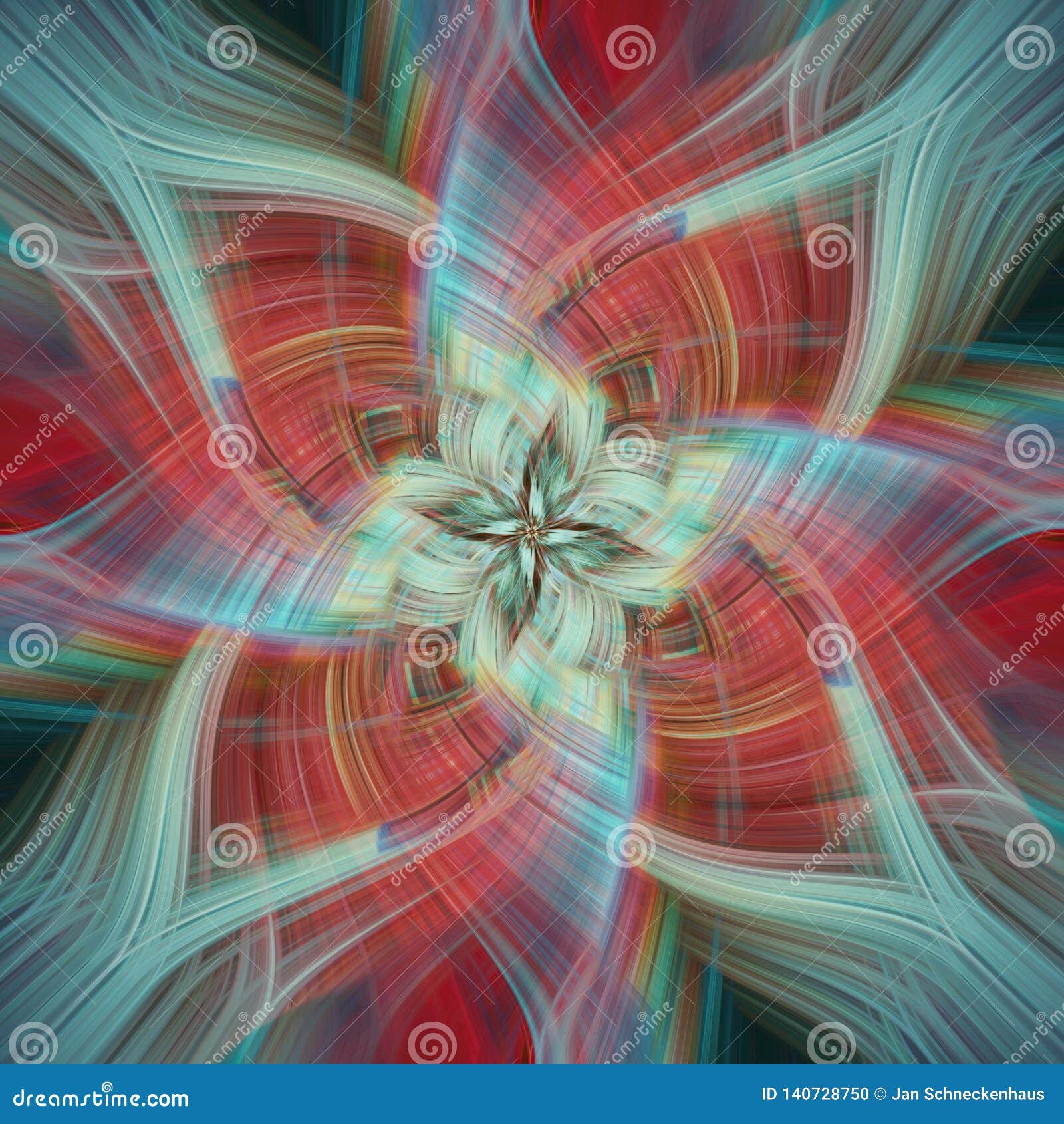 Colorful, Abstract Background with Twirl Effect. Stock Illustration ...