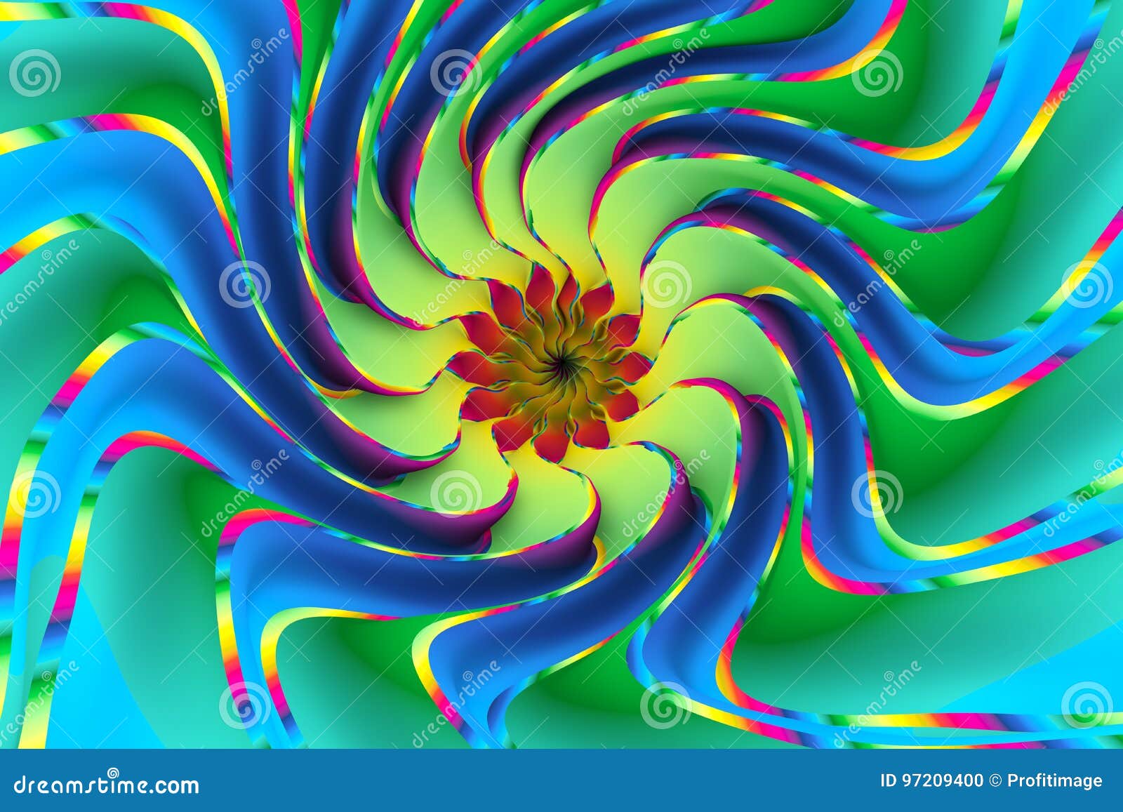 Colorful Abstract Background Twist Stock Illustration - Illustration of ...