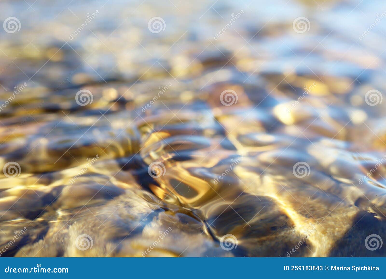 Colorful Abstract Background of Water and Stones Stock Image - Image of ...