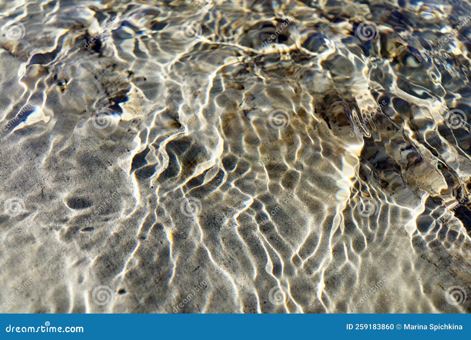 Colorful Abstract Background of Water and Stones Stock Photo - Image of ...