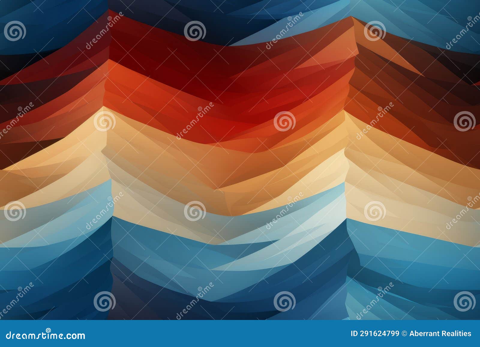 A Colorful Abstract Background with Waves in Red Blue and Orange Stock ...