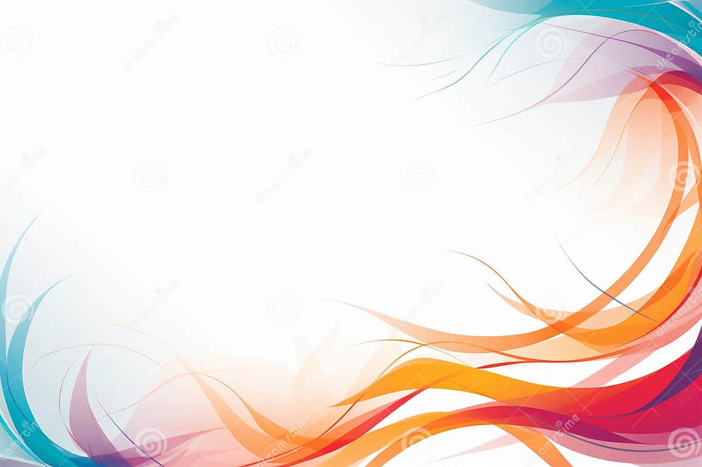 Colorful Abstract Background with White Space for Text Stock ...