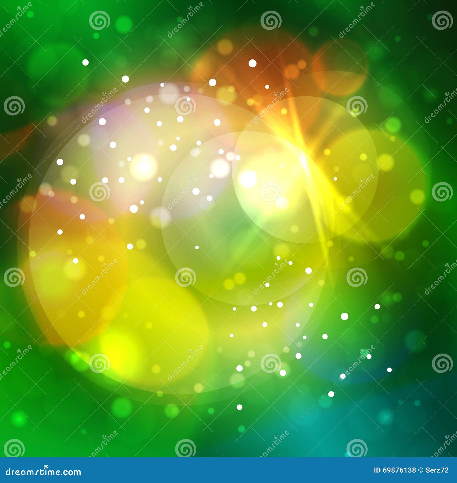Colorful Abstract Bokeh Background Stock Vector - Illustration of ...