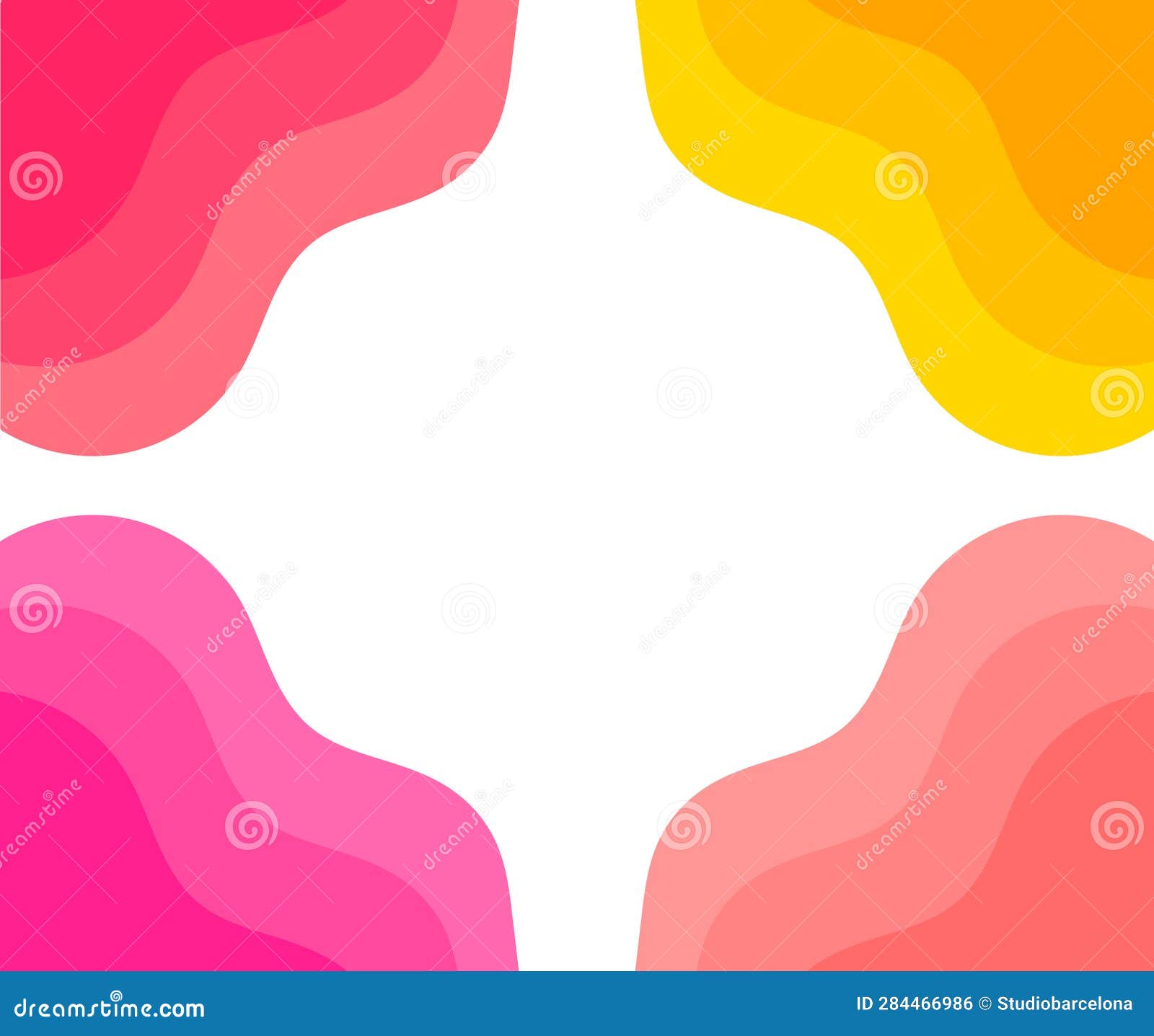 Colorful Abstract Border Background Stock Vector - Illustration of ...
