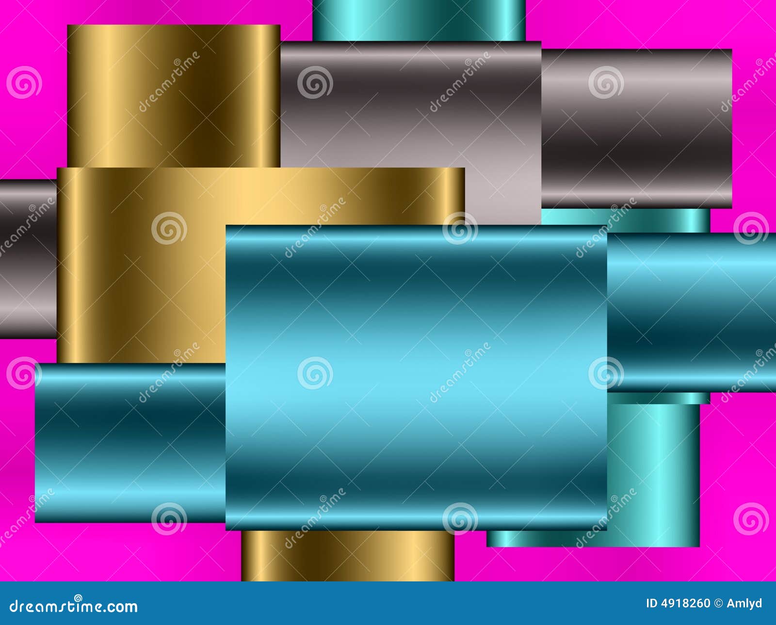 Colorful Abstract Boxes stock illustration. Illustration of rounded ...