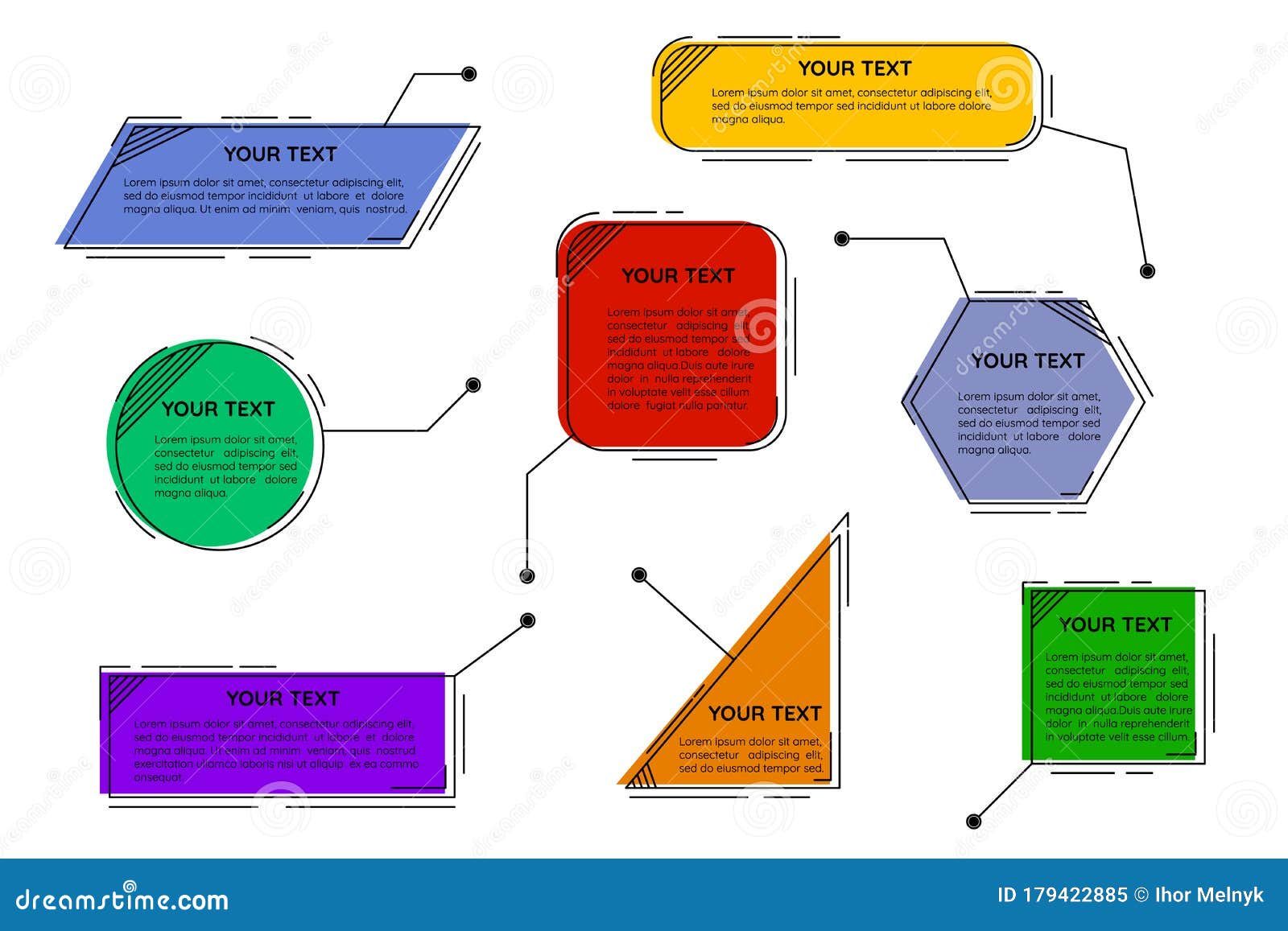 Abstract Callout Shape Cartoon Vector | CartoonDealer.com #16280067