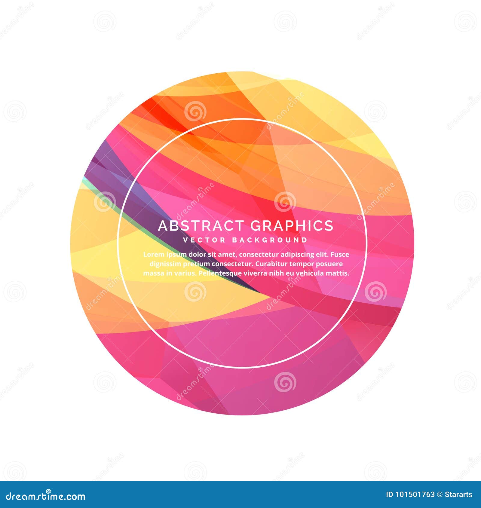 Colorful Abstract Circle Background Stock Vector - Illustration of ...