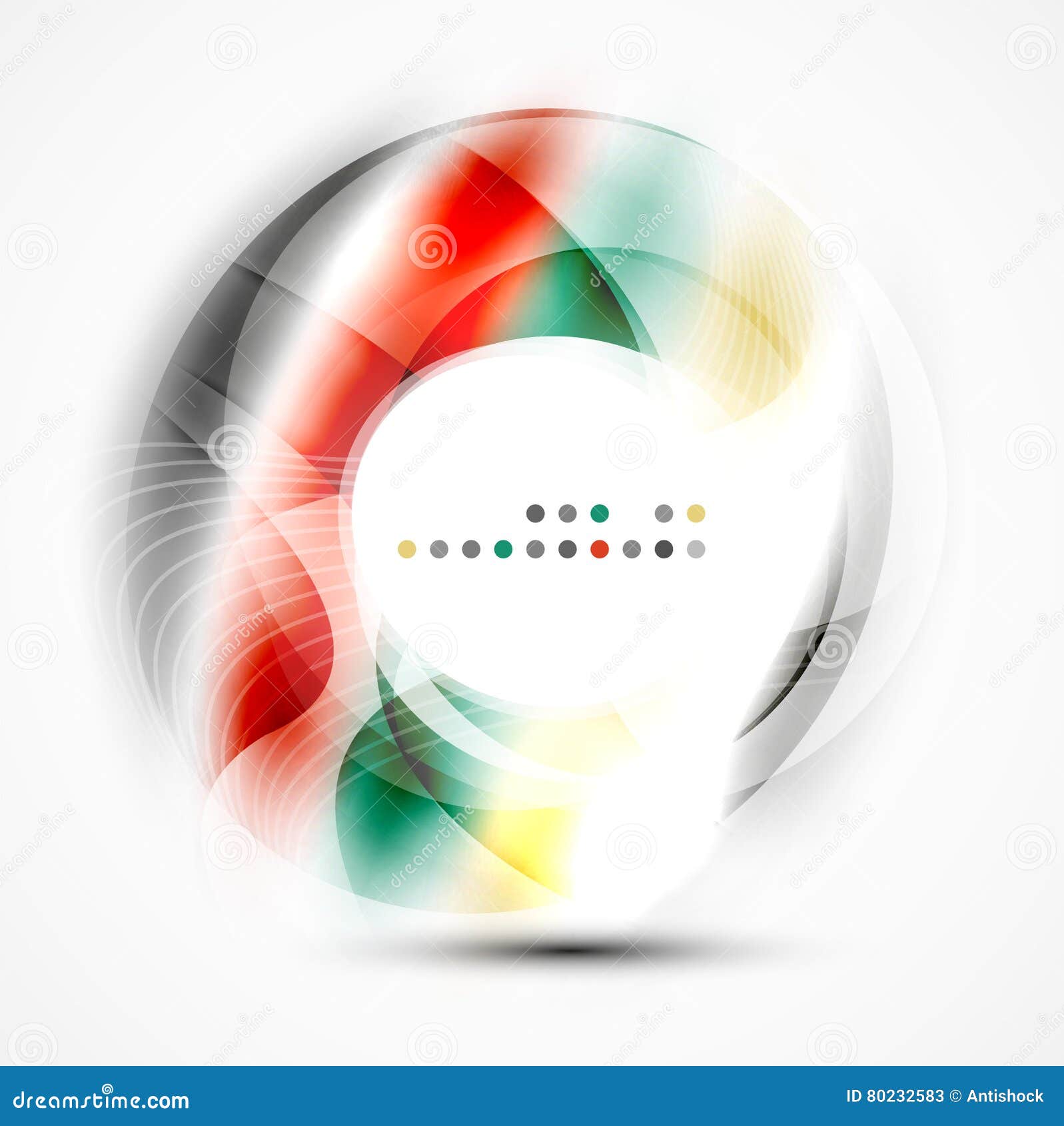 Colorful Abstract Circle Banner Stock Vector - Illustration of ...
