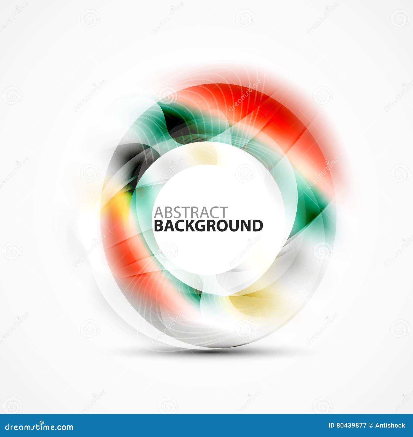 Colorful Abstract Circle Banner Stock Vector - Illustration of graphic ...