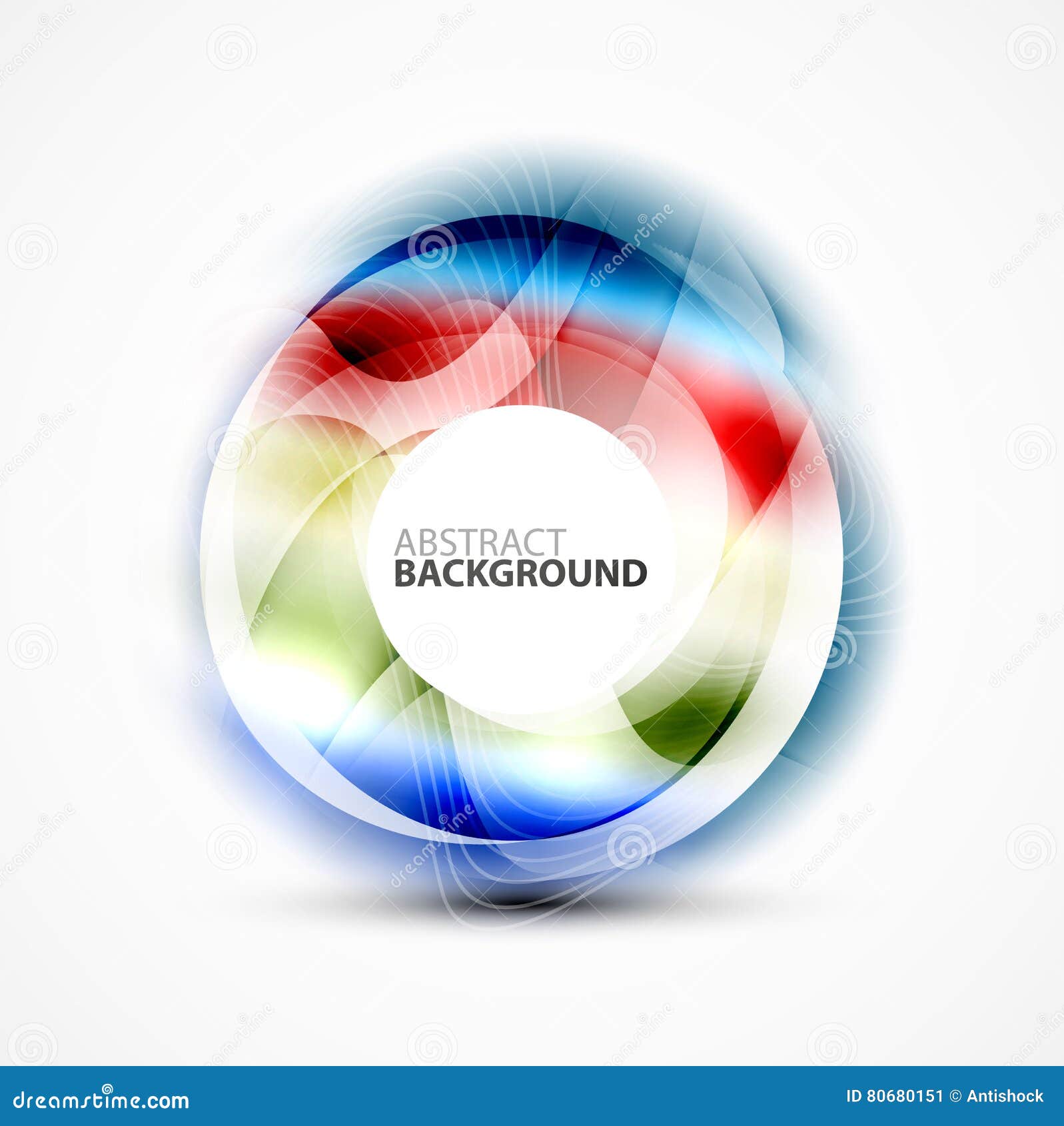 Colorful Abstract Circle Banner Stock Vector - Illustration of concept ...