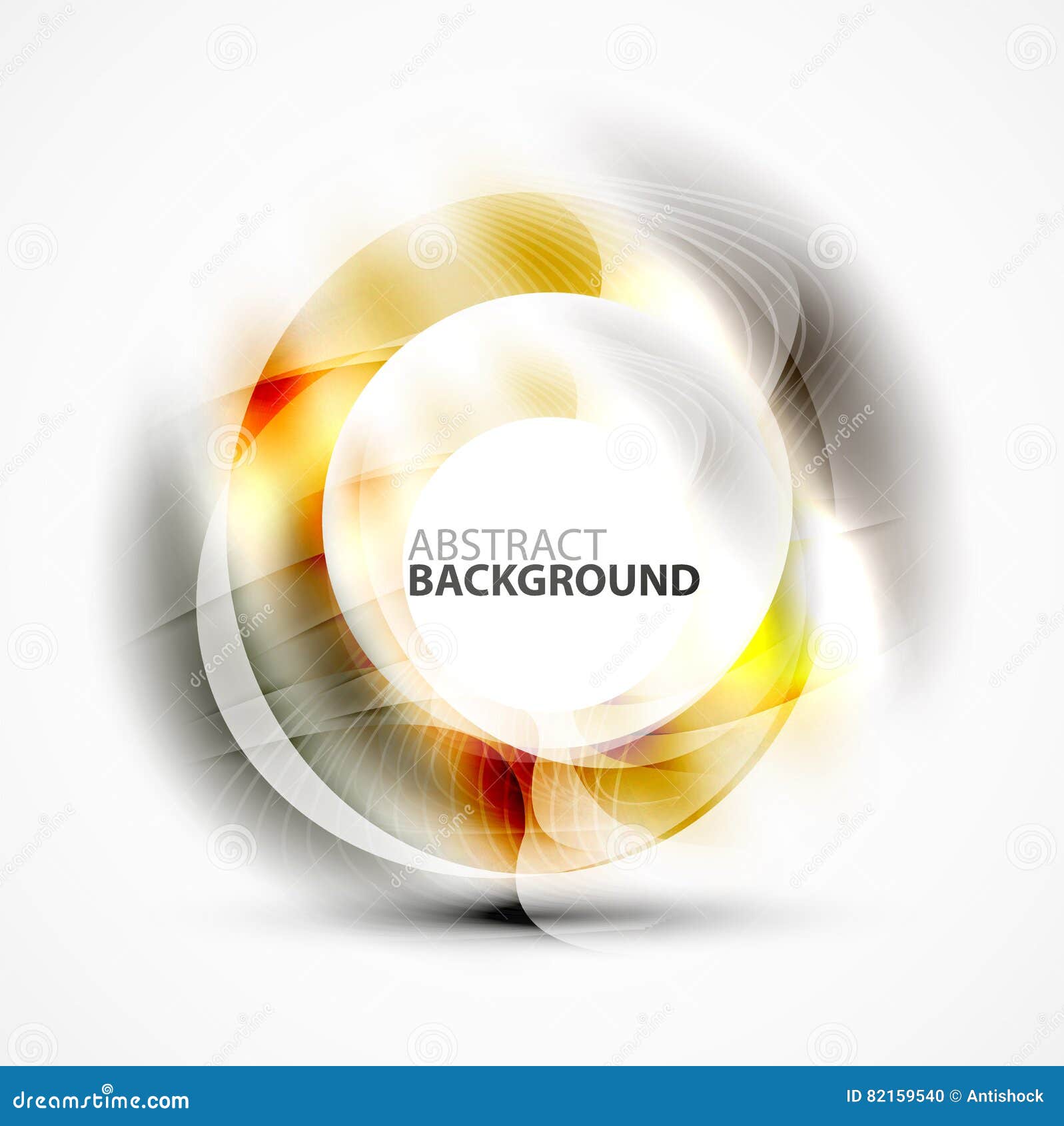 Colorful Abstract Circle Banner Stock Vector - Illustration of design ...