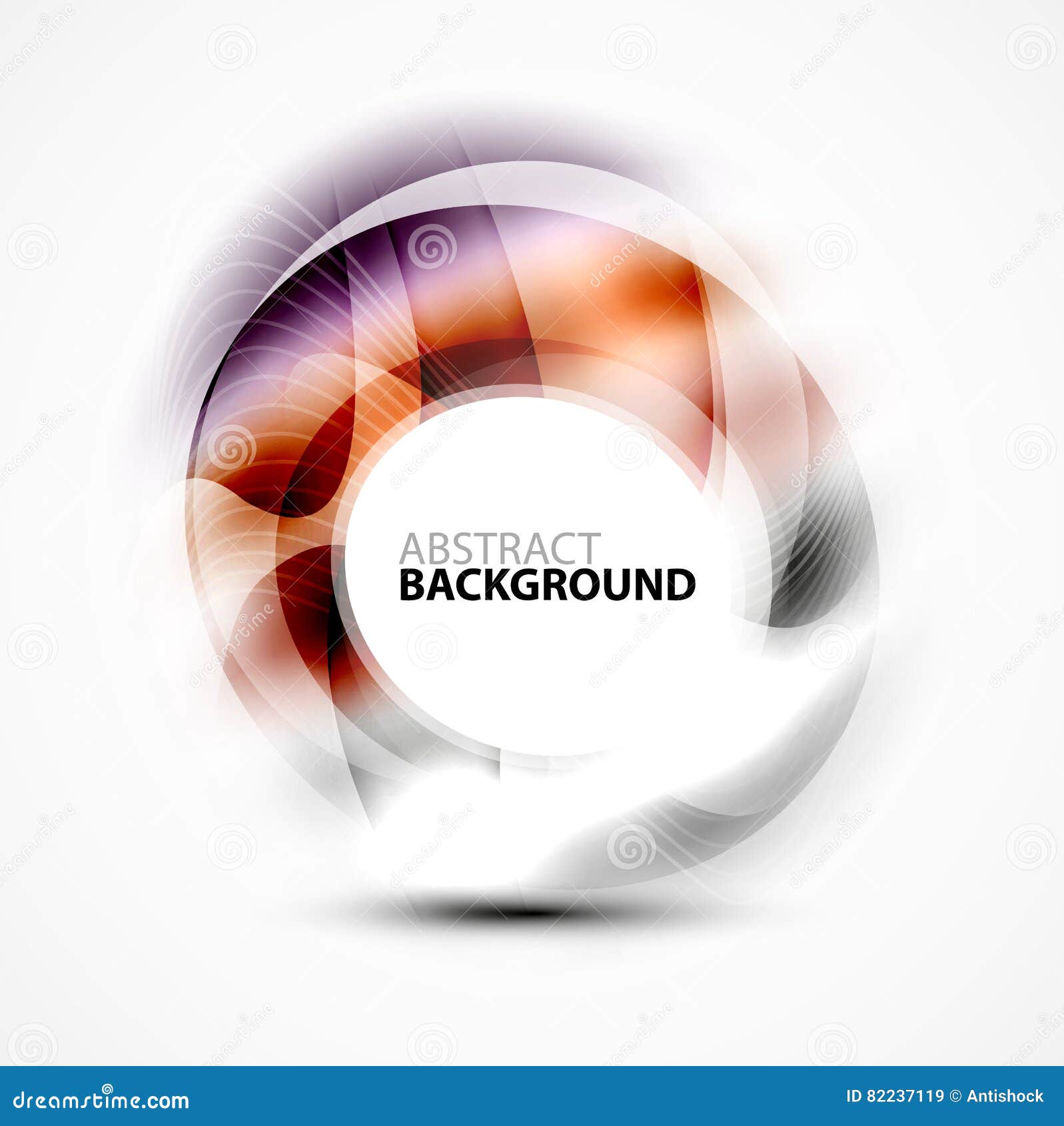 Colorful Abstract Circle Banner Stock Vector - Illustration of arcs ...