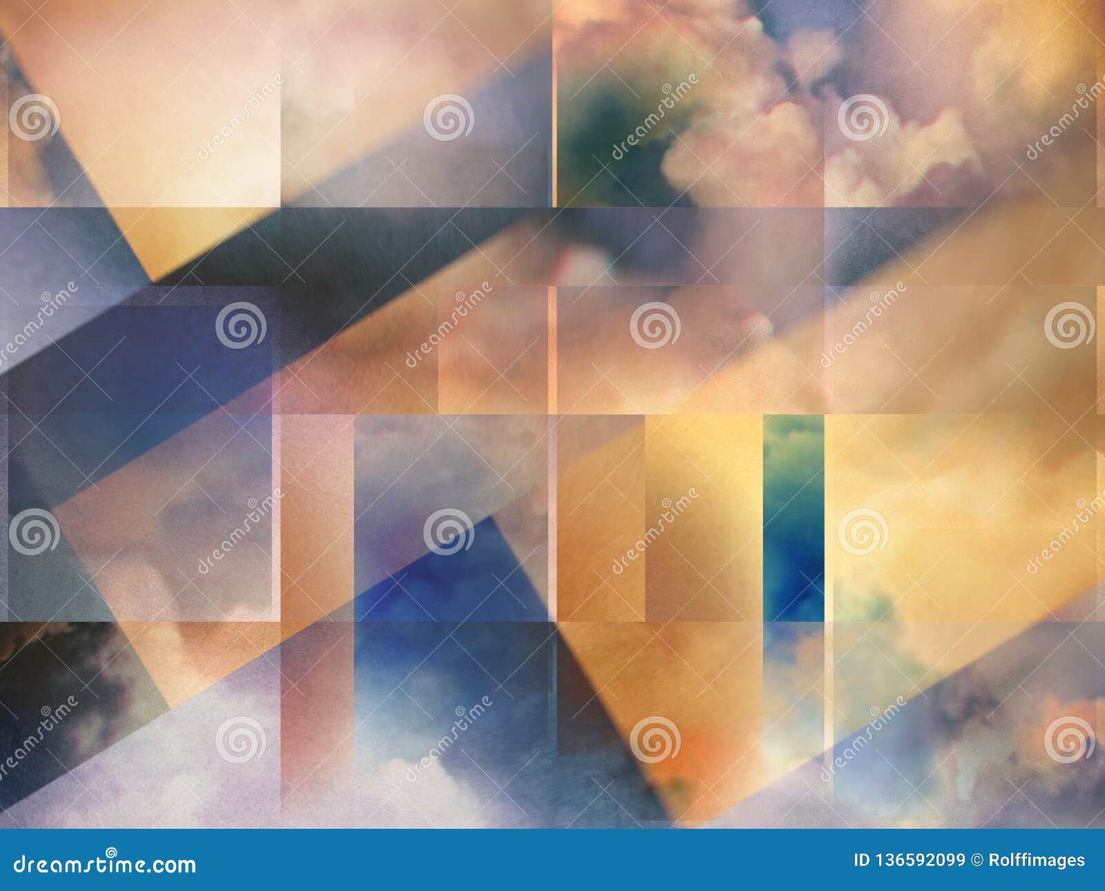 Colorful abstract clouds stock illustration. Illustration of ...