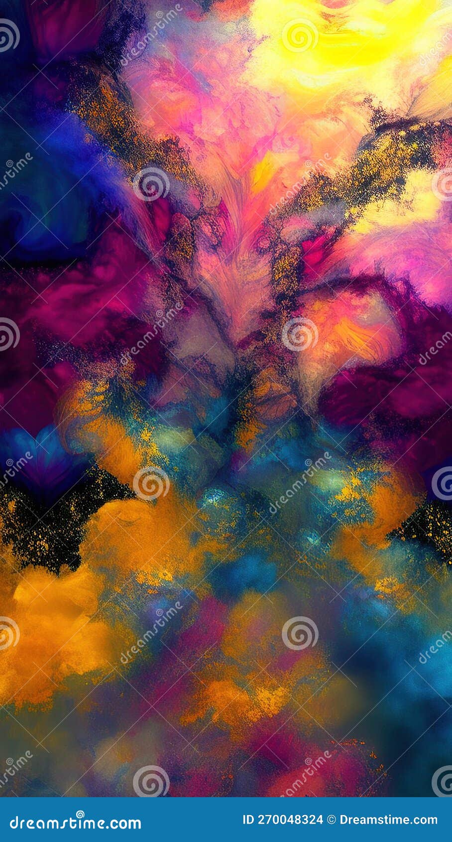 Colorful Abstract Clouds Texture Pattern Background Design for Poster ...