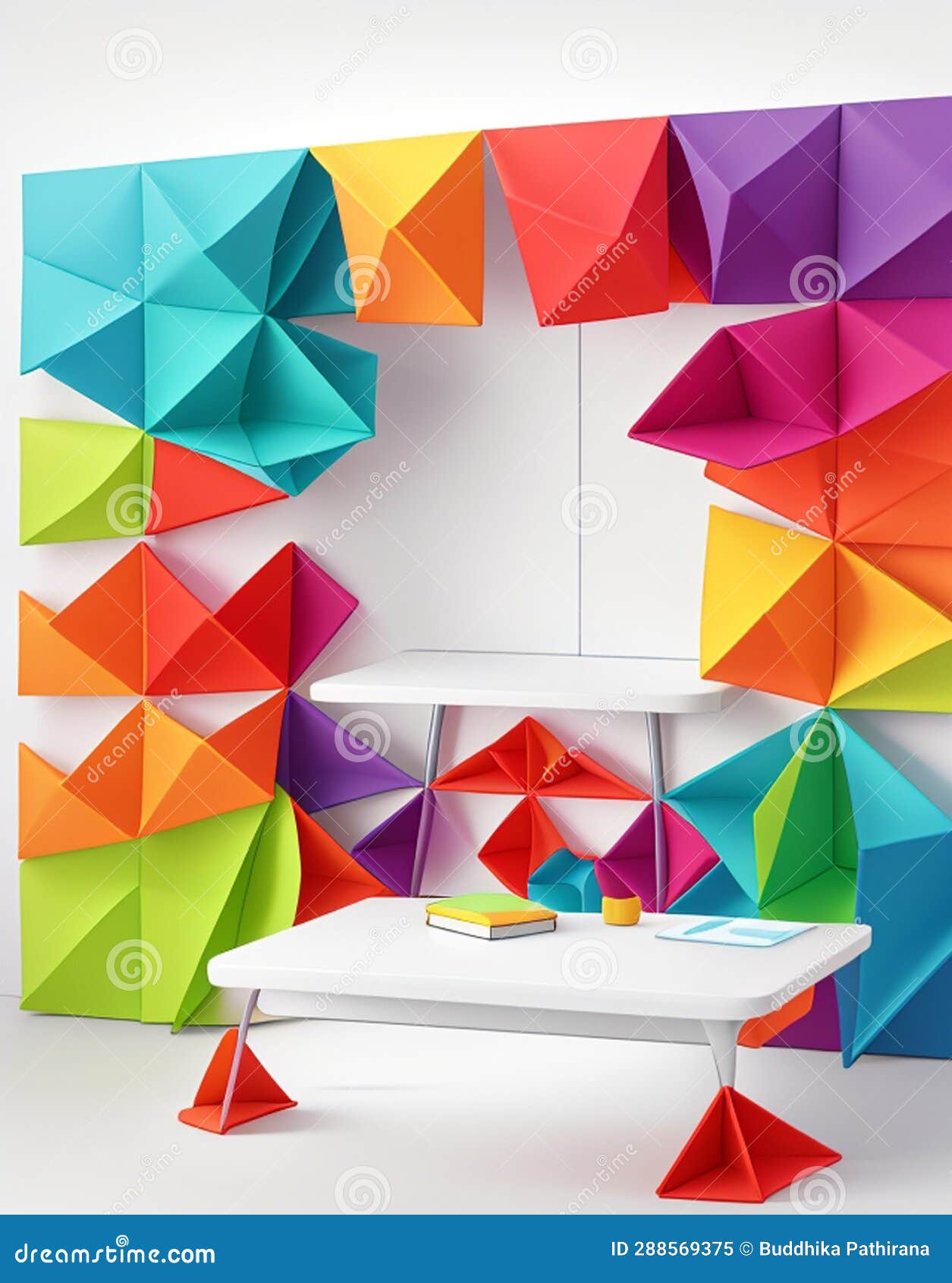 Colorful Abstract Concepts Classroom Stock Image - Image of class ...