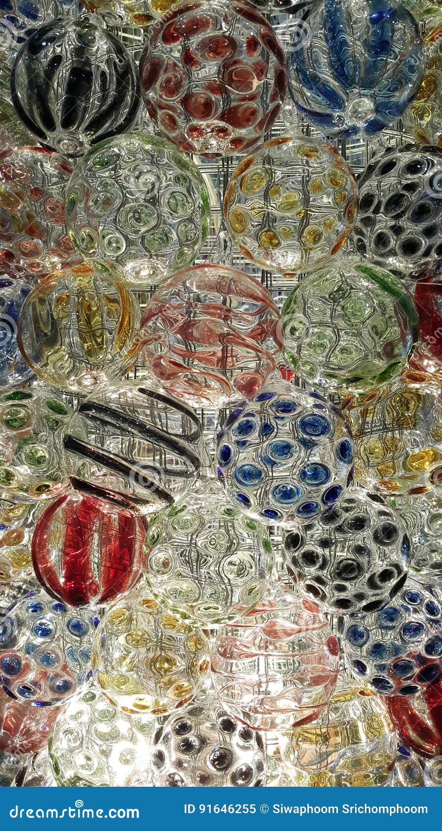 Colorful Abstract of Crystal Ball Stock Image - Image of colorful ...