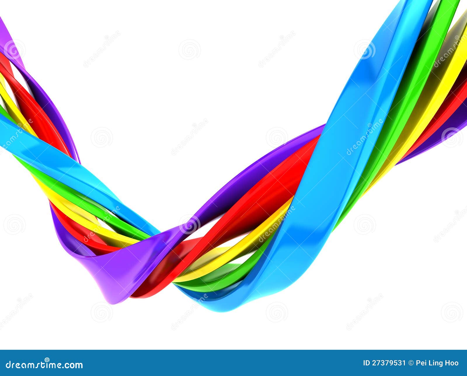 Colorful Abstract Curve Stripe Background Stock Illustration ...
