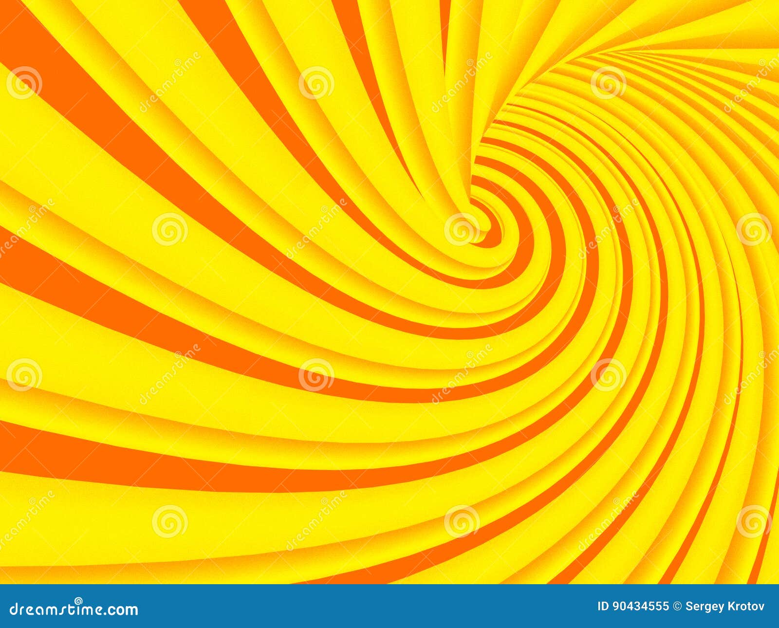 Colorful Abstract 3d Illustration Spiral Background Stock Illustration ...
