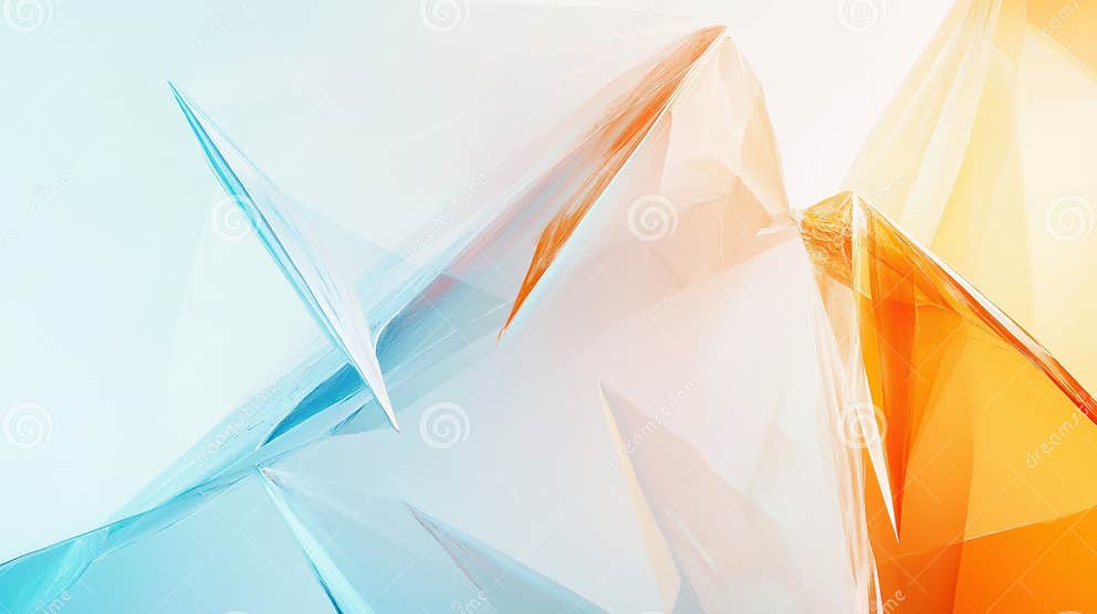 Colorful Abstract 3D Shapes Create a Dynamic Visual Composition with ...