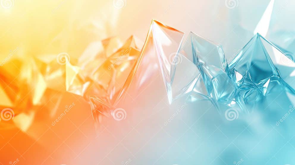 Colorful Abstract 3D Shapes Create Dynamic Visual Patterns with Layers ...