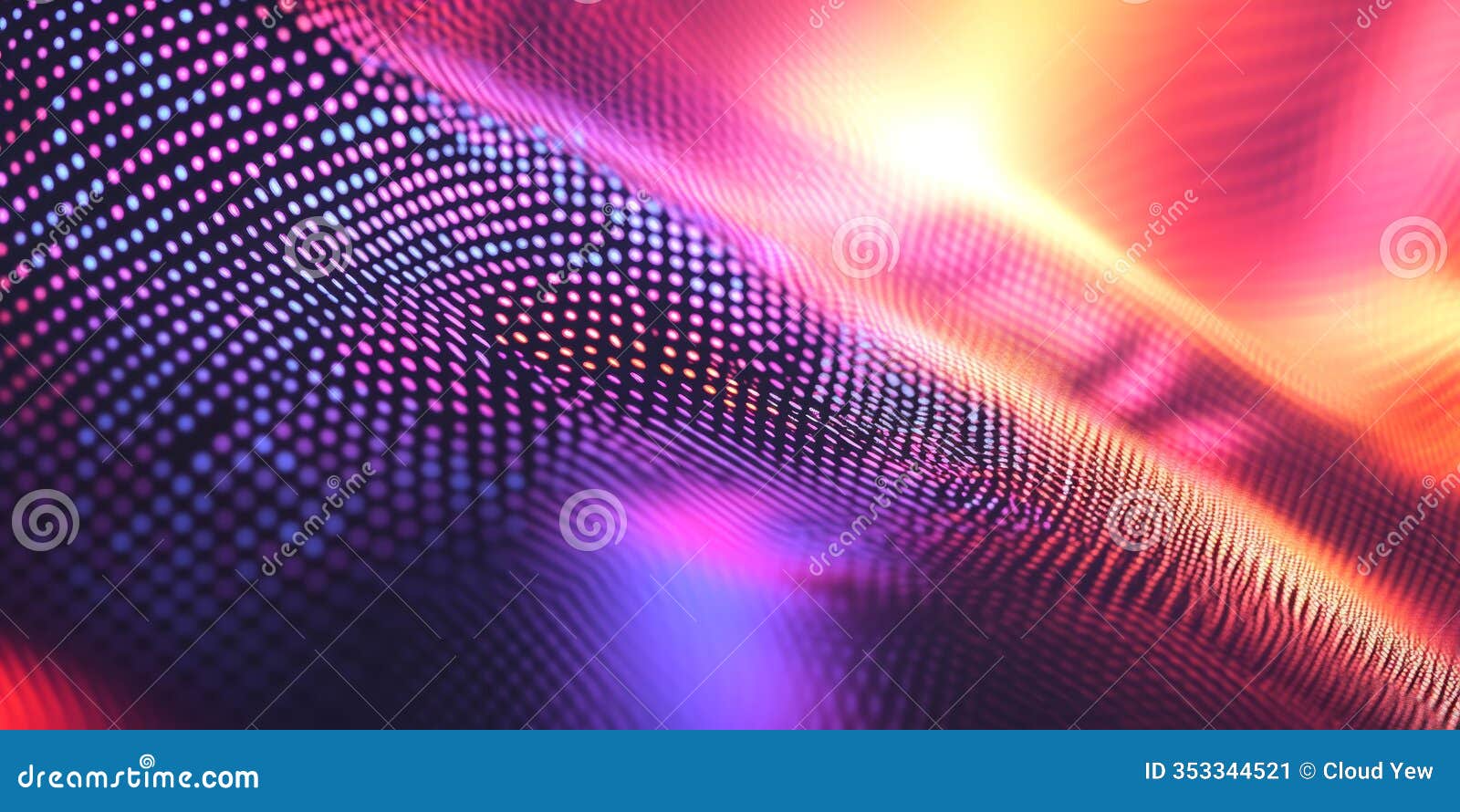 Colorful Abstract Data Mesh Background with Gradient Light and ...