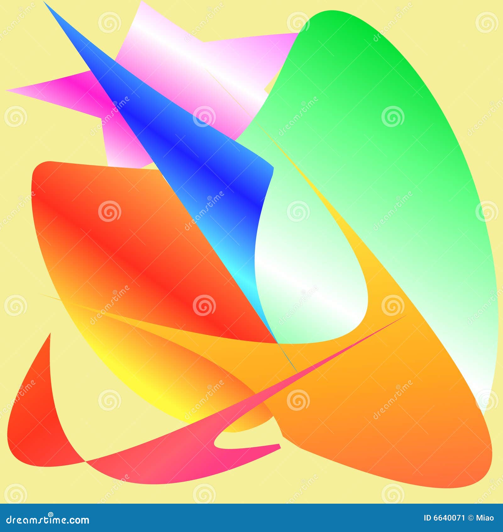 Colorful abstract design stock illustration. Illustration of colored ...